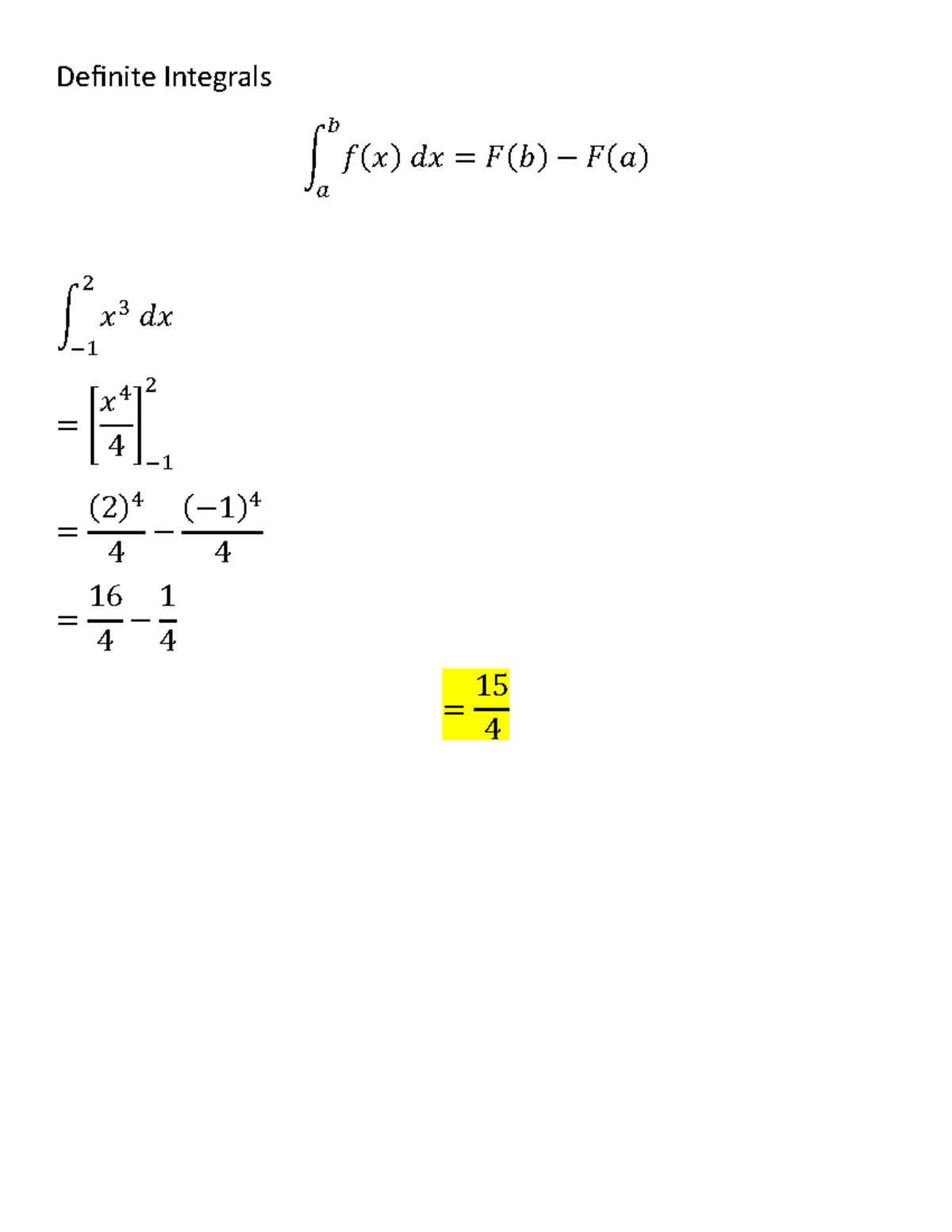 Integral Calculus - MATHA23 Practice on Definite Integrals - Studocu