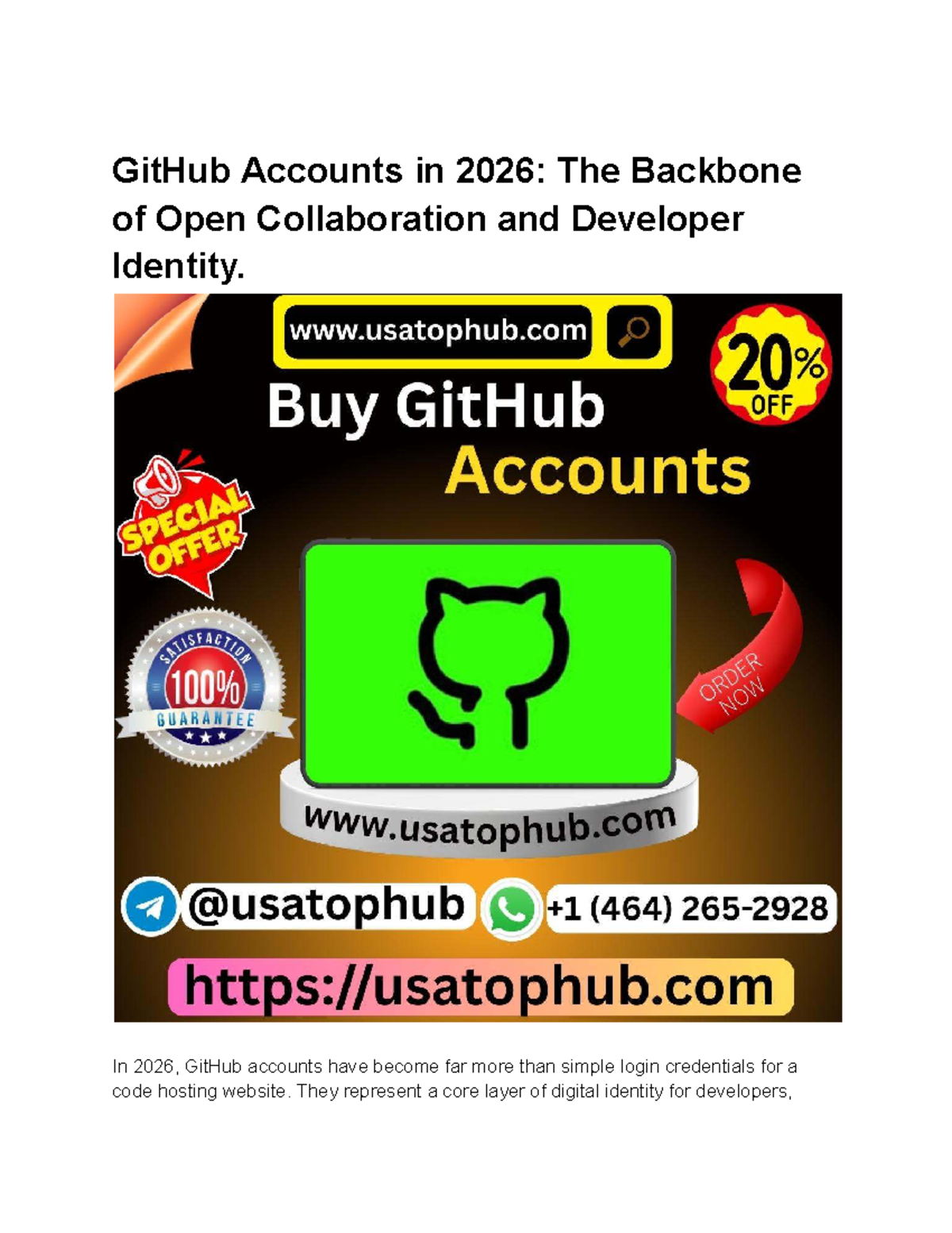 Top 15 Easiest Methods to Purchase Old GitHub Accounts - Studocu