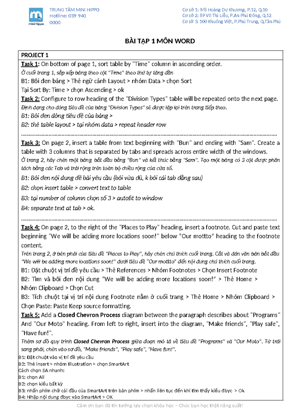 [WORD 365-2019] Mock Test 1 & 2 - Complete Practice Guide - Studocu