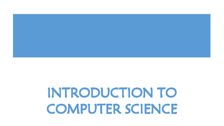 Introduction to Computer Science: Arrays, Functions & I/O in C (CS101 ...