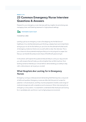 NHS Band 5 interview questions and example answers Indeed.com UK ...