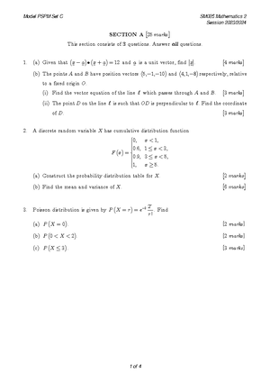 LAB Report 1 Aelaura Janis SP025 - τ t Name: Aelaura Janis Matric no ...