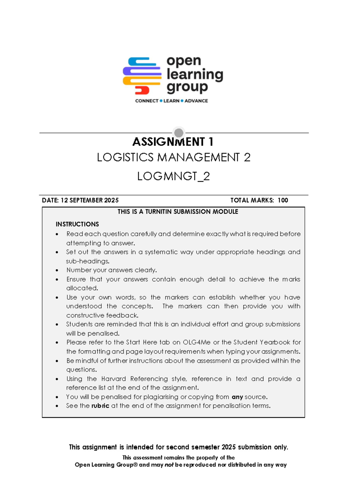 LOGMNGT_2 ASSIGNMENT 1: CASE STUDY ON PCL STRATEGIC OPTIONS 2025 - Studocu