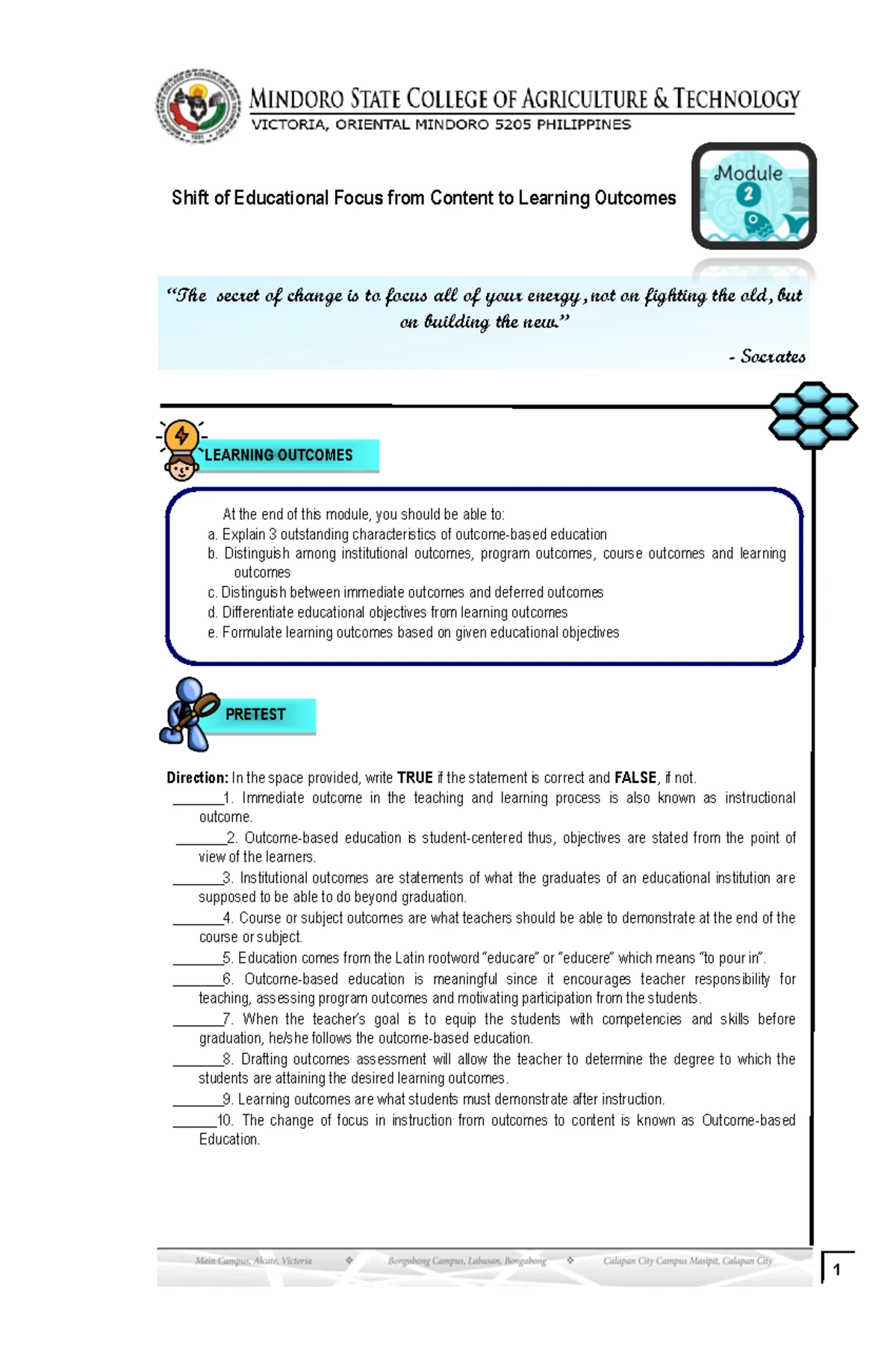 Module 7-1: Item Analysis and Validation in Professional Education ...