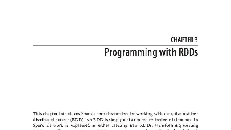 Big Data (Course Code: TBD) Chapter 3: Programming with RDDs Overview ...