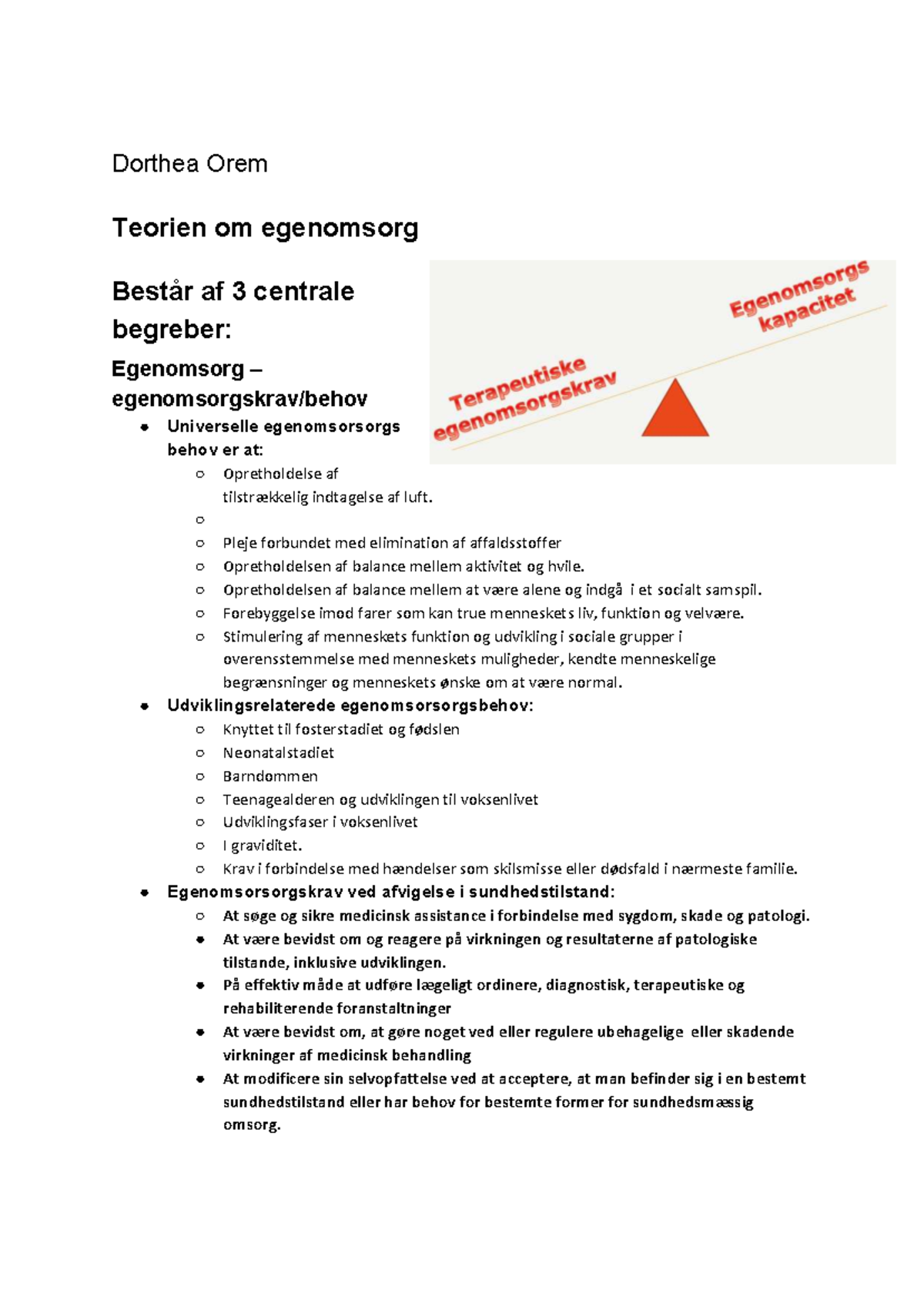 teoretisk-analyse-af-dorthea-orem-s-egenomsorgsteori-studocu