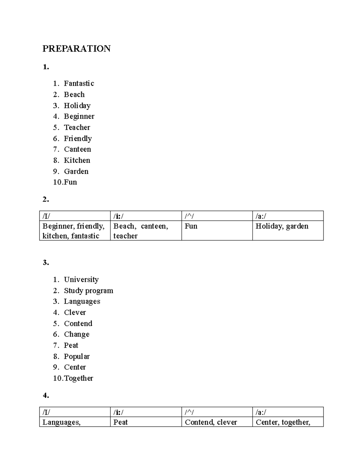 PRE Lesson 1 DINH THAO VY - PREPARATION 1. Fantastic Beach Holiday Beginner Teacher Friendly ...