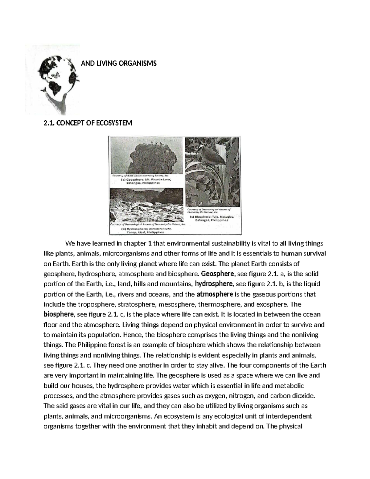 CHAPTER 2 & 3: ECOSYSTEMS, POPULATION ECOLOGY & SUSTAINABILITY - Studocu