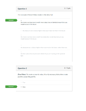 MGT8803 Strategy Exam with Answers SP21 - Question 1 pts Business Strategy Questions (Count 2 ...