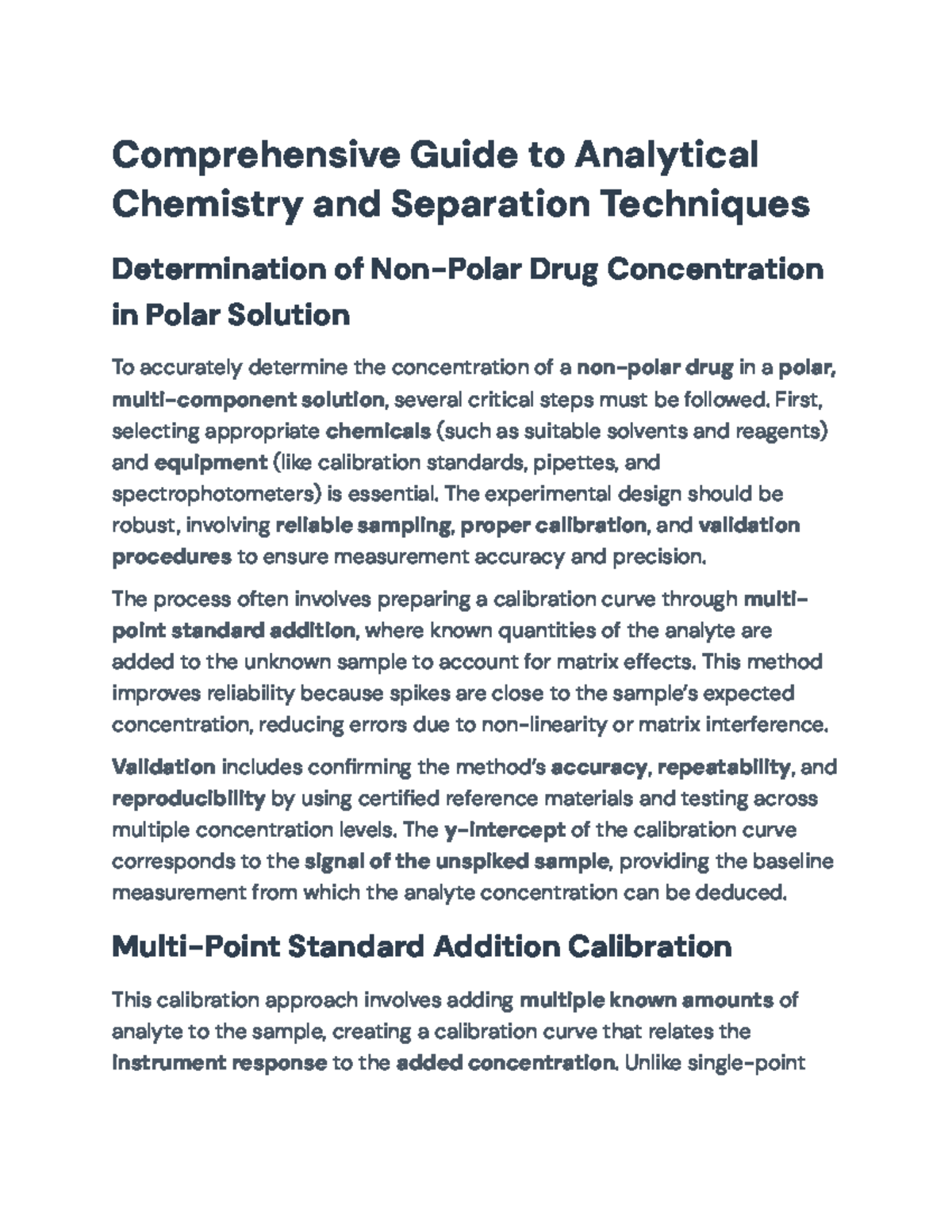 Comprehensive Guide to Analytical Chemistry Techniques (CHEM 301) - Studocu