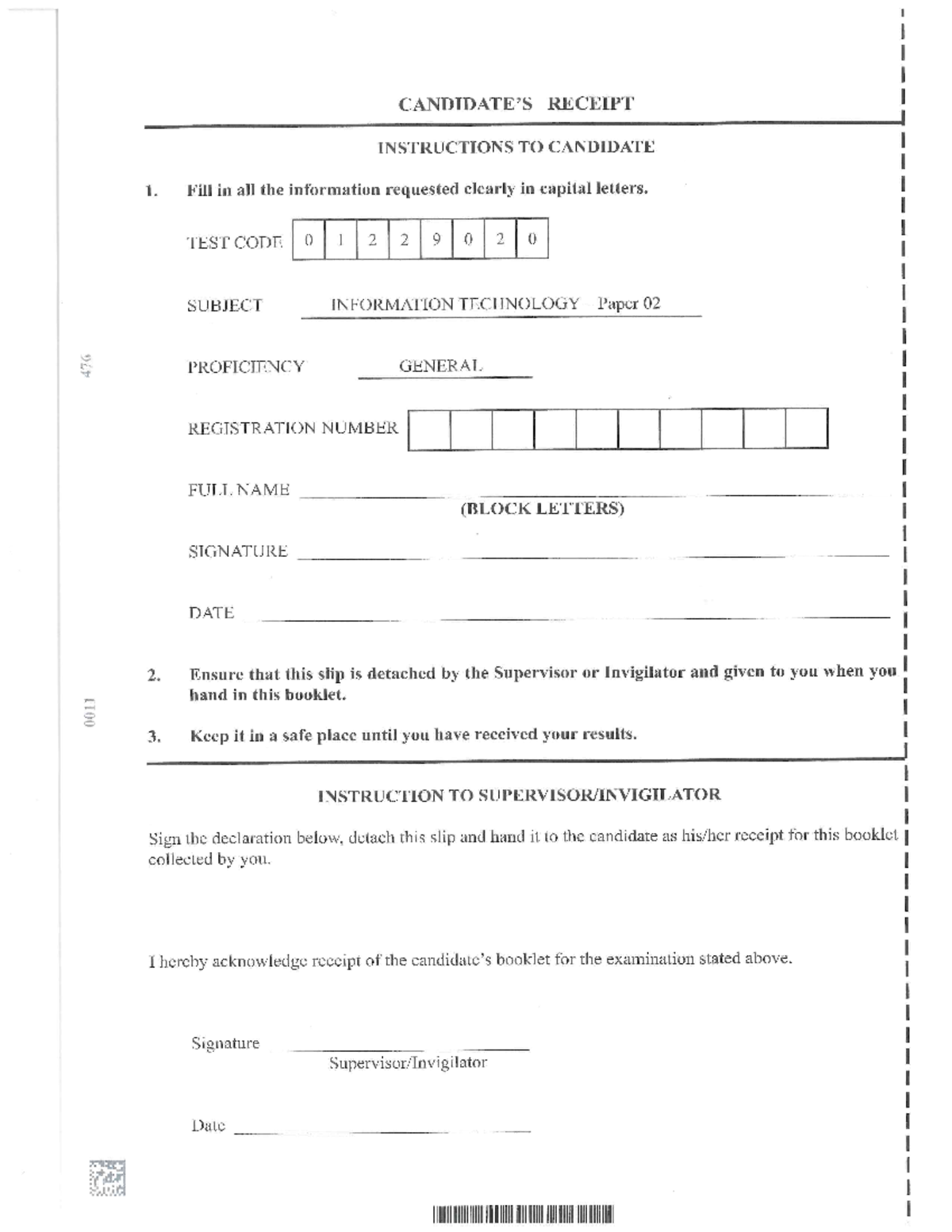 CSEC I.T PAST Paper Notes - JUN 2024 Exam Preparation Guide - Studocu