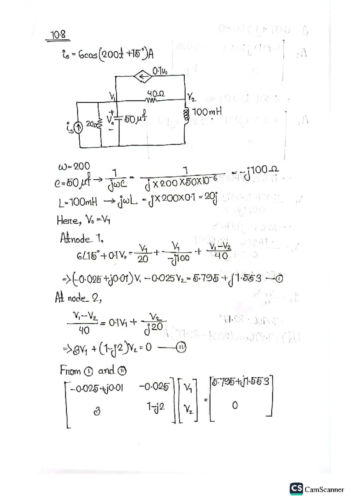 Assignment 241: Electrical Engineering Analysis and Solutions - Studocu