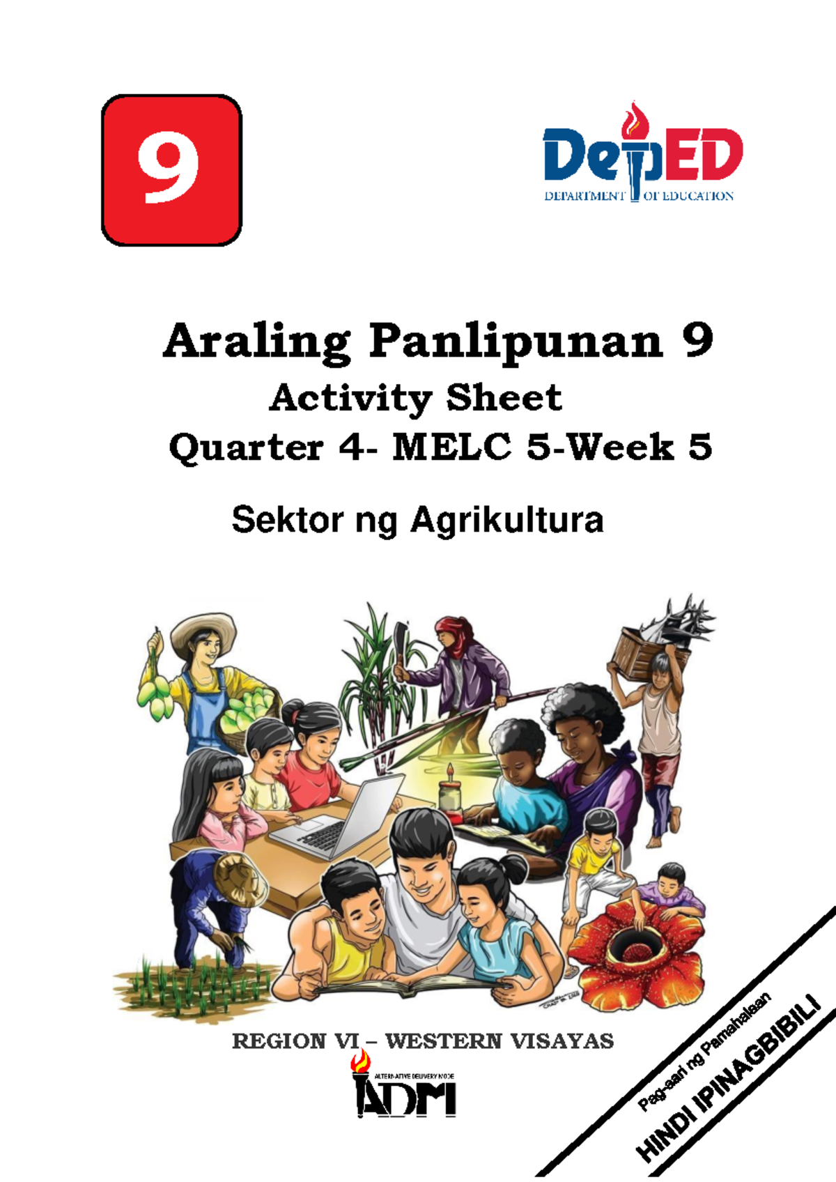 AP9 Learning Activity Sheet Q4 Week 5: Sektor ng Agrikultura - Studocu