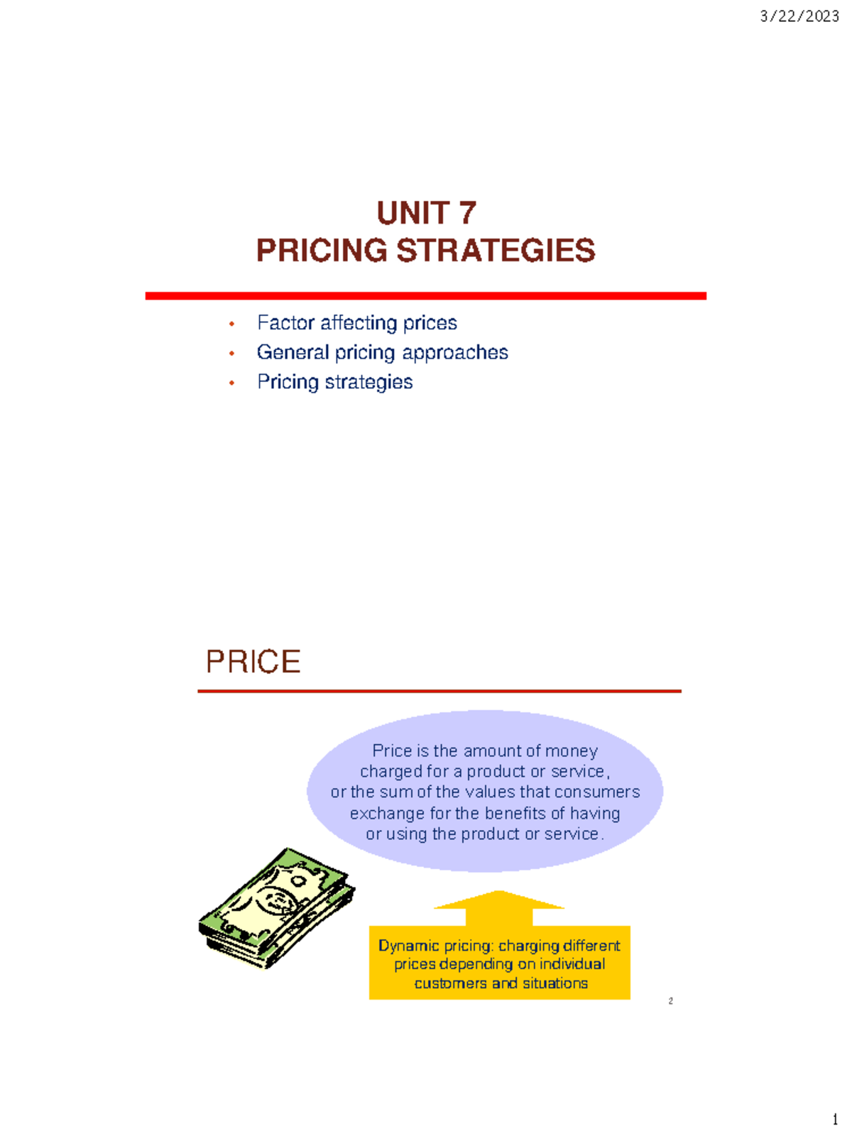 Unit 7 Pricing Strategies Overview - Essential Insights and Factors ...