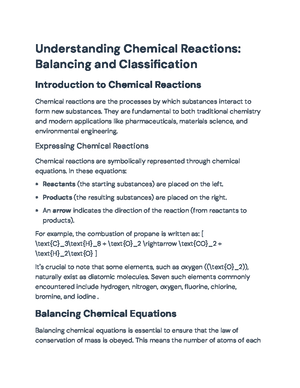 Calculating Limiting Reactants & Percent Yield: CHEM 101 Lecture Notes ...