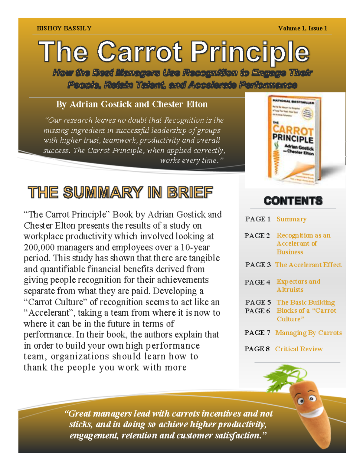 **EBS - The Carrot Principle: Unlocking Workplace Recognition ...