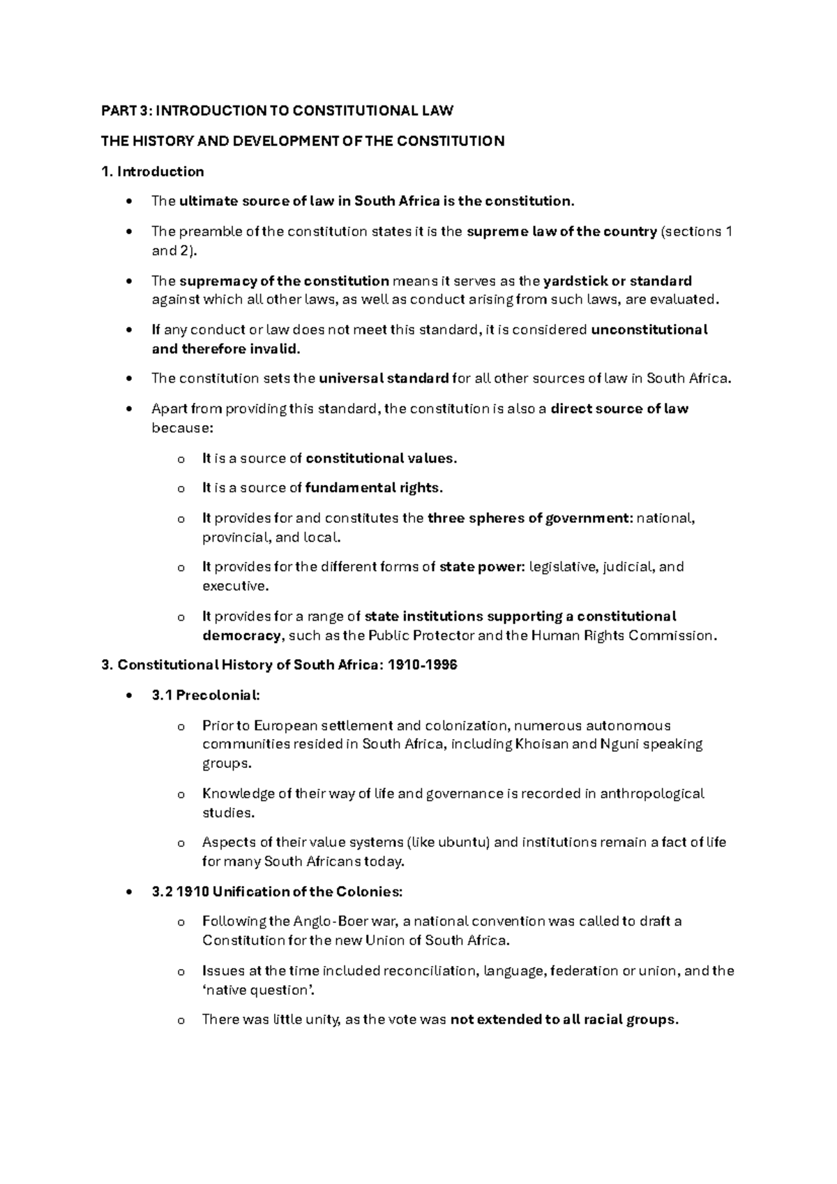 Introduction to Constitutional Law: History & Development (LAW101 ...