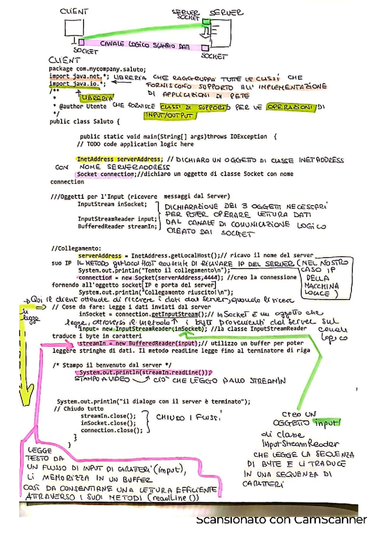 CUENT S“Q\')&@, SE=uSe - Client-Server Connection Code - Studocu