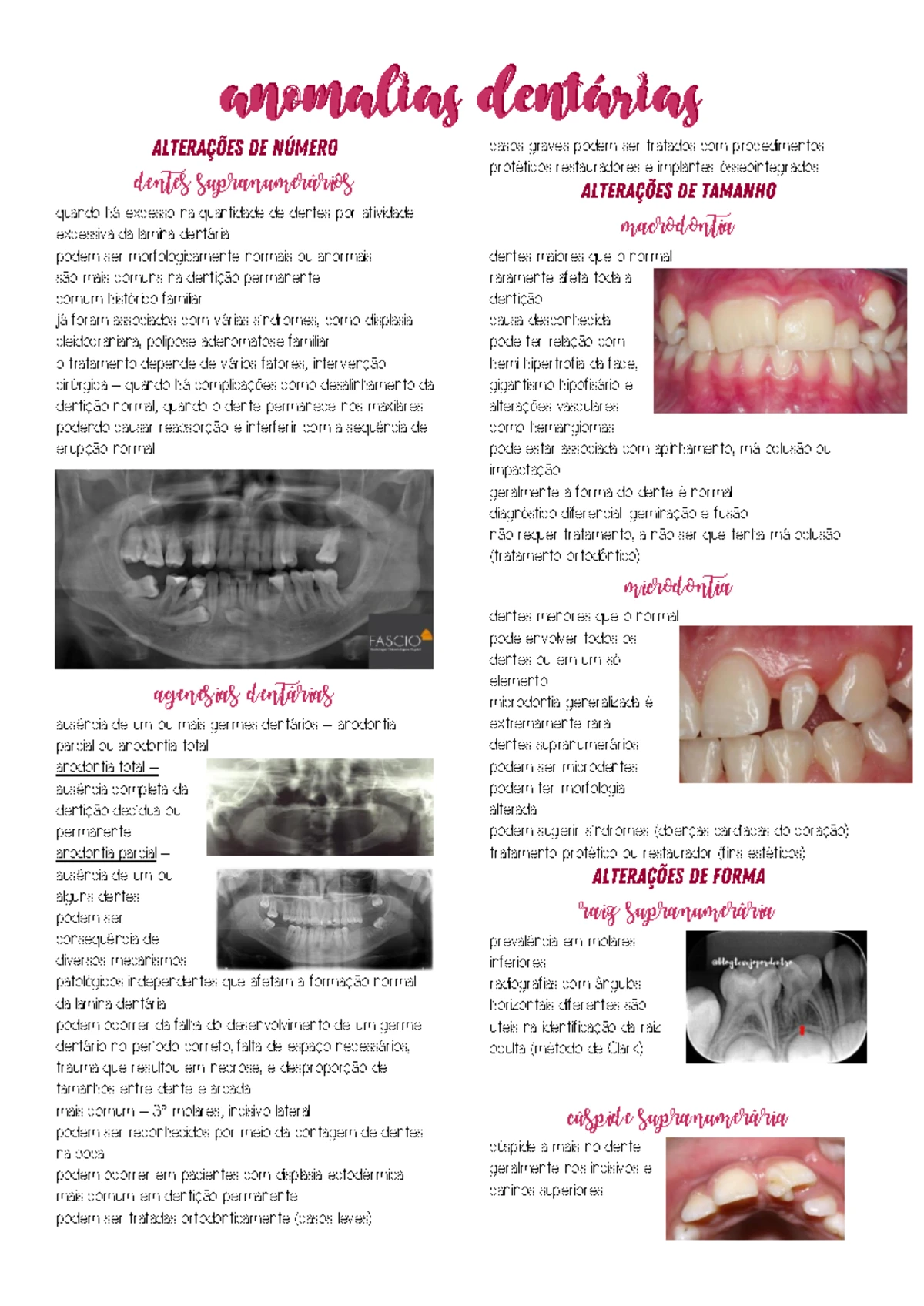 Tabela Atualizada de Códigos CID-10 em Saúde Bucal - Studocu