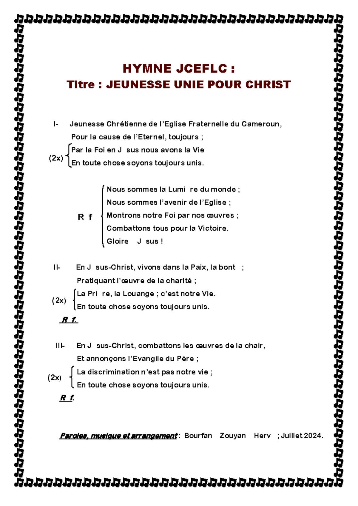 Hymne Jceflc - Summary Battle Hymn of the Tiger Mother - HYMNE JCEFLC ...