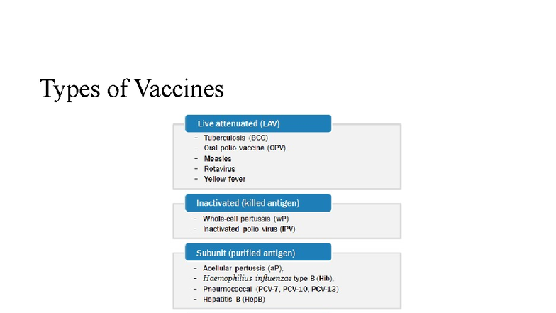 Vaccines 2024: Types and Benefits of Combination Vaccines - Studocu