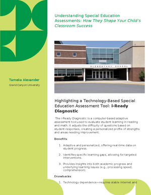 SPD 531 Clinical Field Experience A - Clinical Field Experience A ...