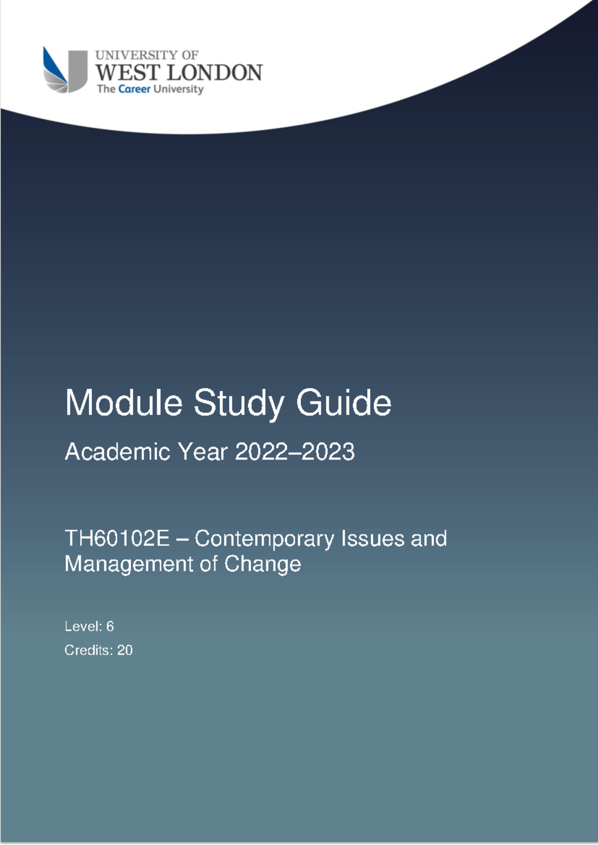 ^^^KW-BH-CHR-05^^^ 1678637333 218 - Module Study Guide Academic Year ...
