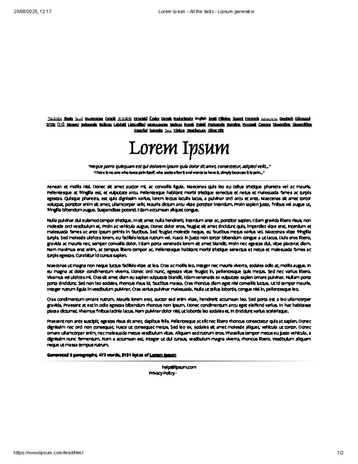 12:17 Final Exam Notes on Lorem Ipsum and Its Applications - Studocu