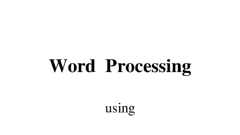 MSWord Workbook: Word Processing Practicals Exercises 1-4 - Studocu