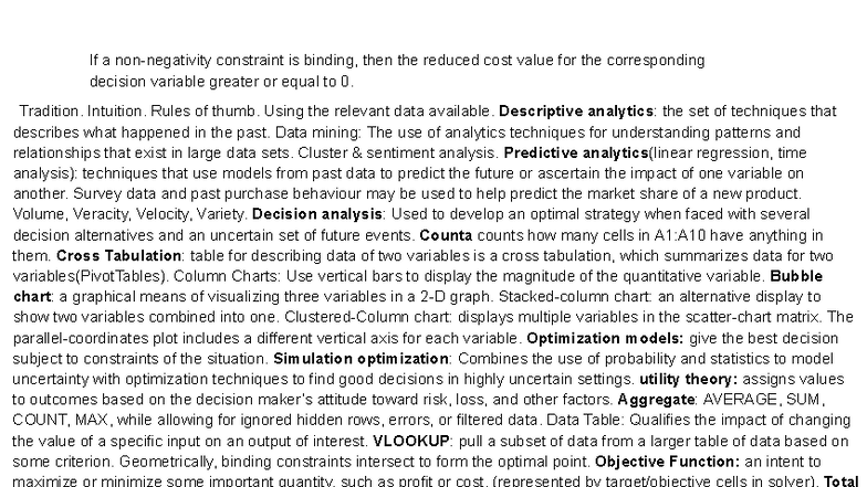 2DA3 Midterm Crib Sheet: Key Concepts in Data Analytics and ...