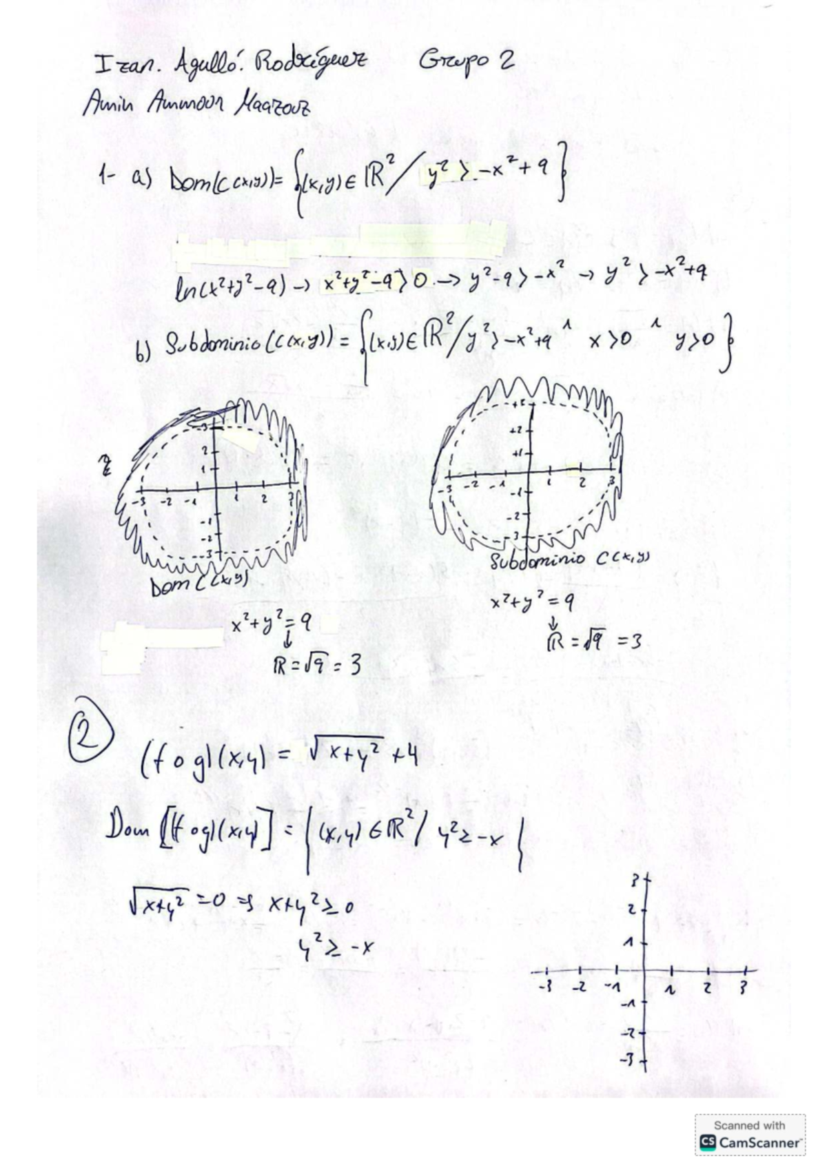 Práctica de Matemáticas: Análisis de Funciones y Derivadas - Studocu