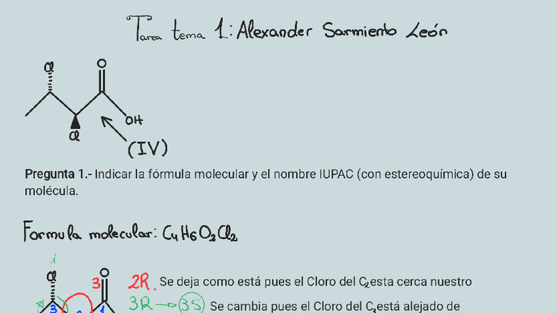 Tarea Tema 1: Estudio de Estereoquímica y Isómeros de C4H6O2 - Studocu