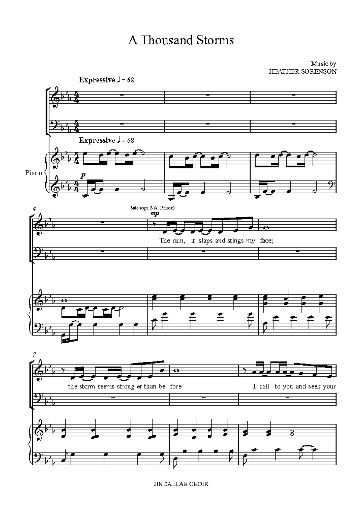 A Thousand Storms - A Song About Trials (MUS 101) - Studocu