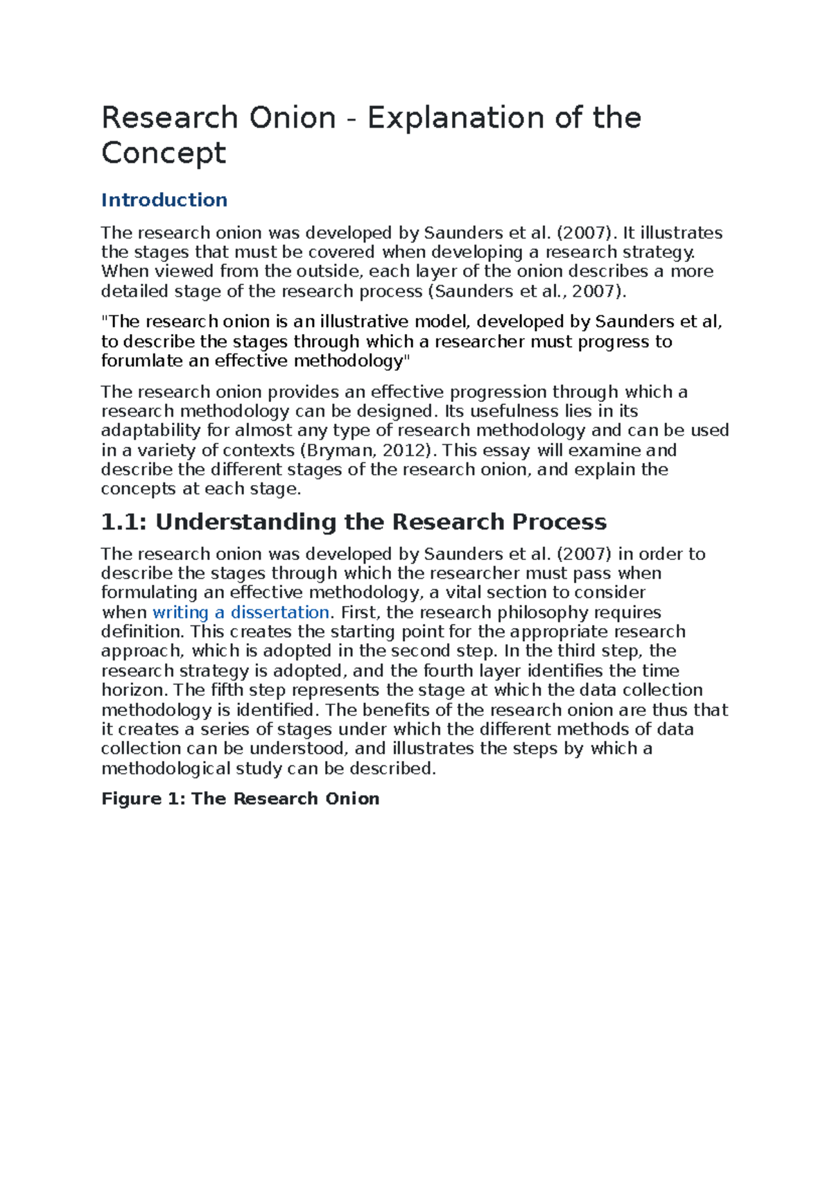 Research Onion Explained: Stages in Developing Research Methodology ...