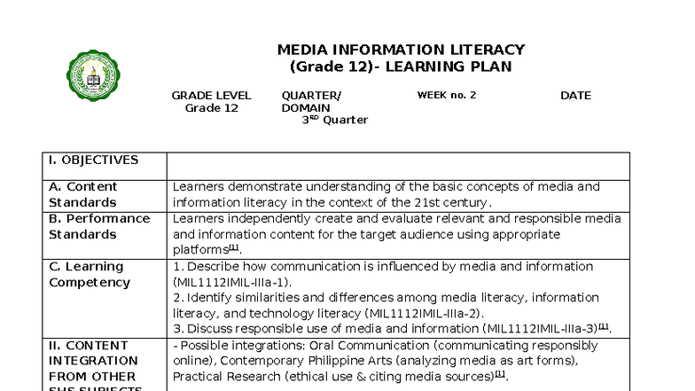 Copy (2) - Copy - Copy - LECTURE NOTES - MEDIA INFORMATION LITERACY ...