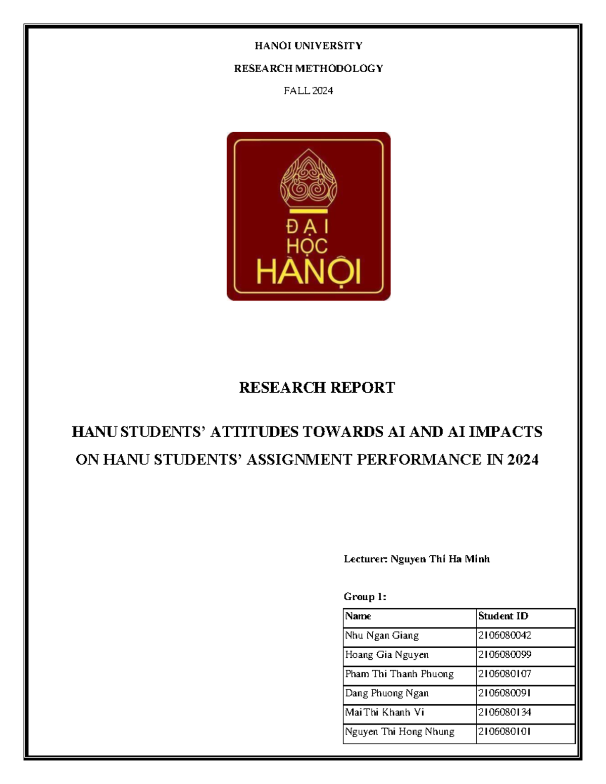 Hanu research report on attitudes towards AI and its impact on ...