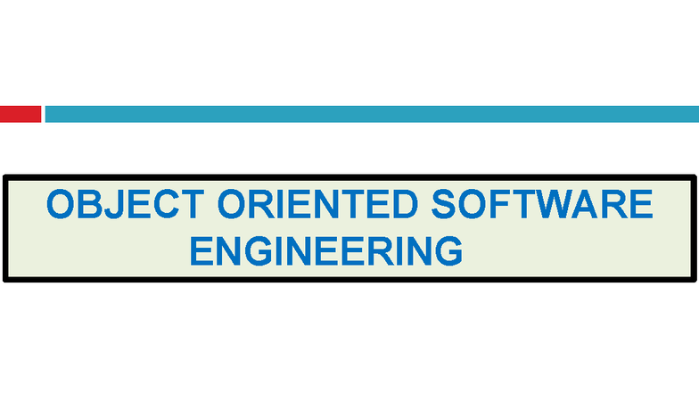 660532710 OOSE Unit 1 - Object Oriented Software Development Life Cycle ...
