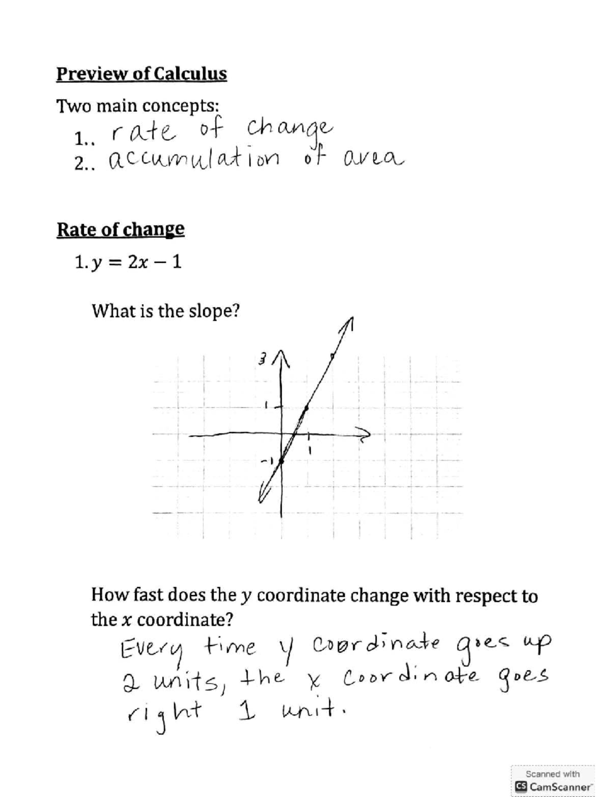 XYZ: Key Concepts in Calculus II - Rate of Change & Area Accumulation ...