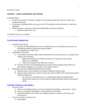 AP Microeconomics Unit 1 Practice Test - AP Microeconomics Unit Test ...