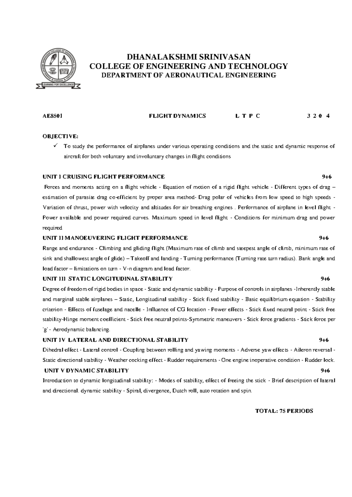 AE8501 Flight Dynamics: Comprehensive Study Guide and Key Concepts ...