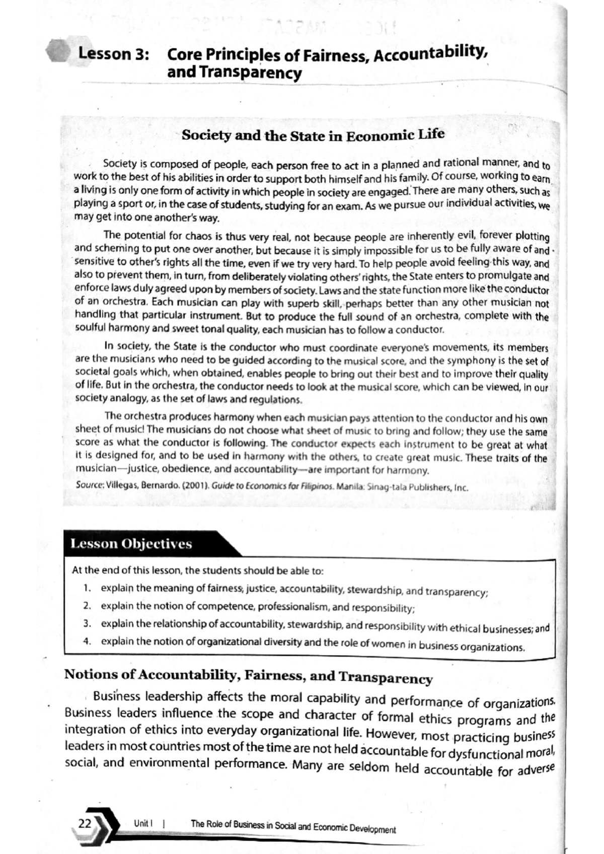 Business Ethics Lesson 3: Fairness, Accountability, and Transparency ...