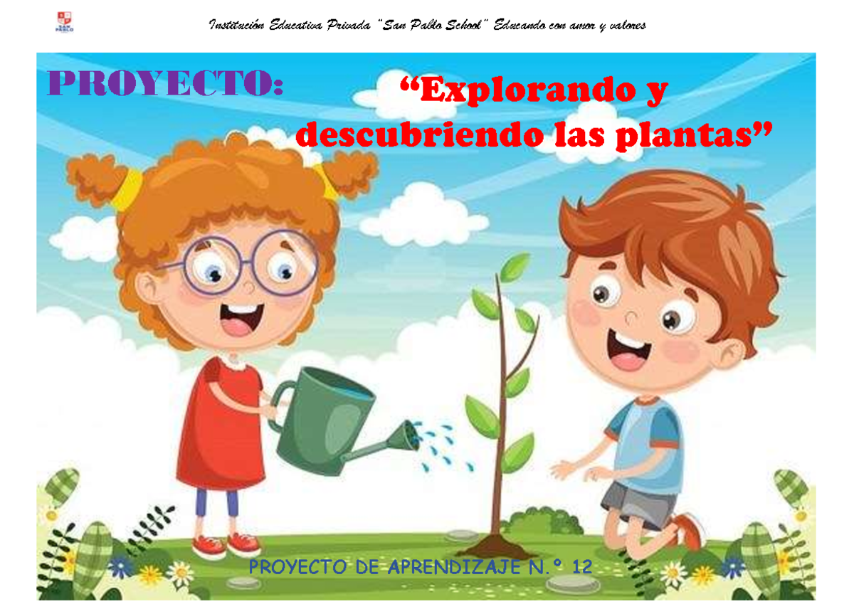 Explorando Y Descubriendo LAS Plantas - PROYECTO DE APRENDIZAJE N.∫ 12 ...