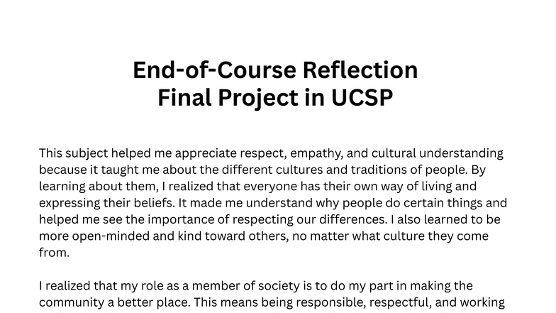 UCSP 20251017 Final Reflection on Cultural Understanding and Empathy ...