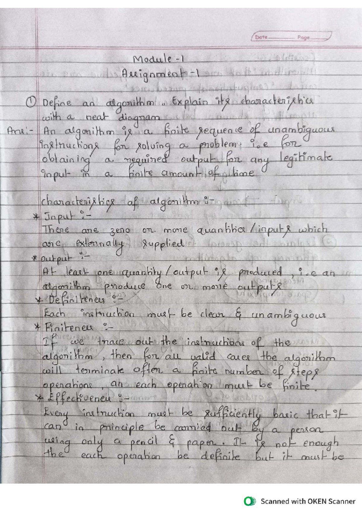 ADA Assignment 1 - My Notes - Studocu