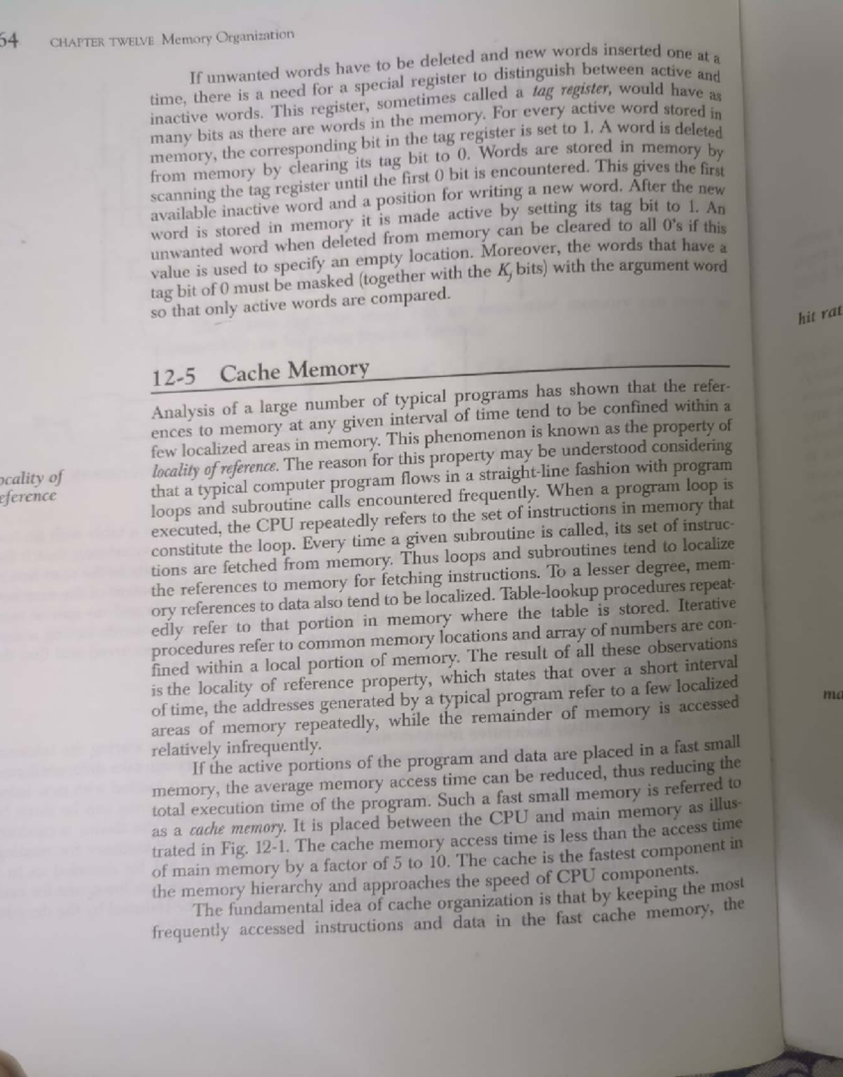 CA 465 Final Exam: Memory Organization and Cache Management - Studocu