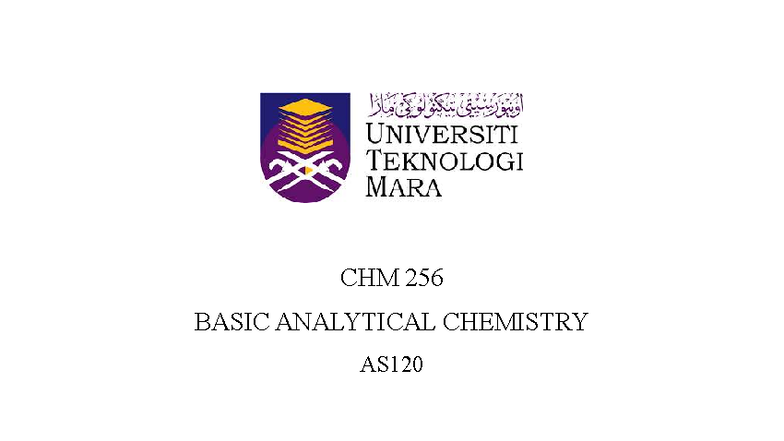 CHM 256 Lab Report: Calibration of Volumetric Glassware Experiment 1 ...