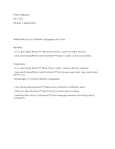 CS210 - SNHU - Programming Languages - Studocu
