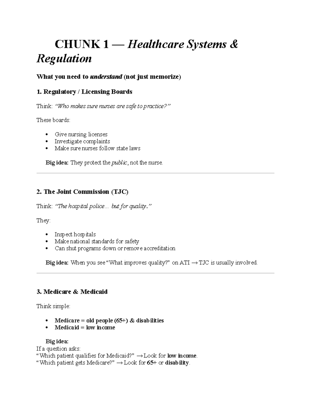 215finalsg - FINAL STUDY GUIDE: Healthcare Systems & Nursing Essentials ...