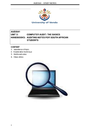 [Solved] Drafting a ISQM 1 manual for a practice - Auditing (Aud 3541) - Studocu