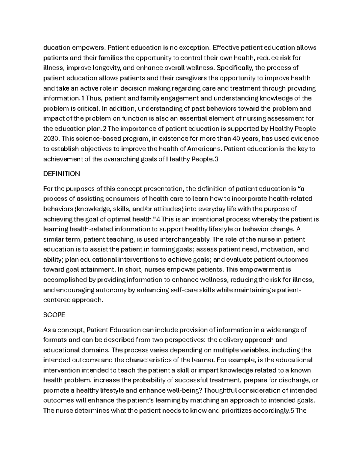 Patient Education Strategies in Nursing Practice: A Comprehensive ...